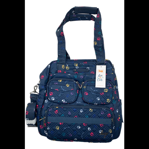 lug | Bags | Lug Overnight Tote With Charm Bar Puddle Jumper Le Paws ...